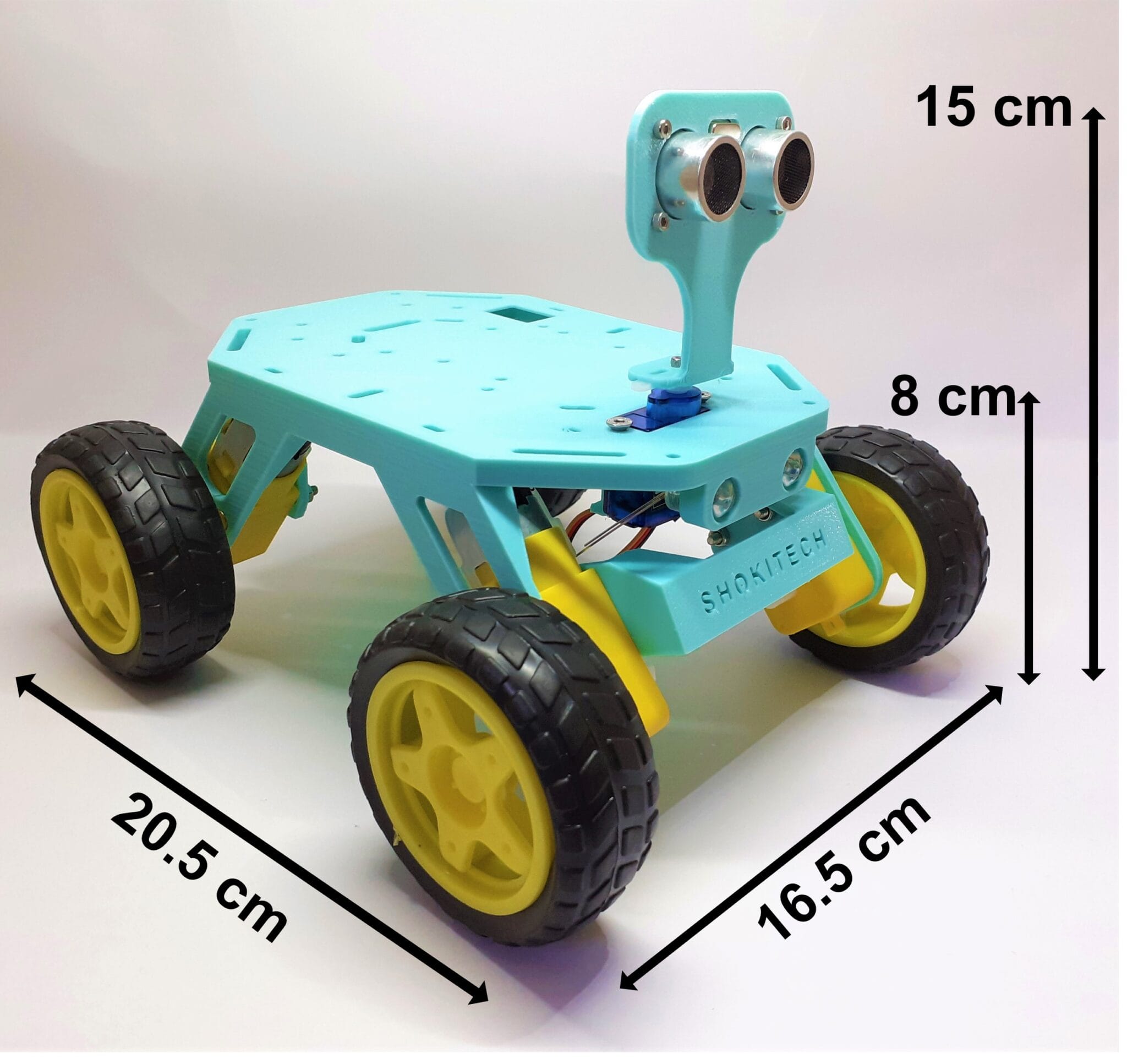 Buy 4-Wheel Chassis Robot Online | Fast Shipping – Shokitech