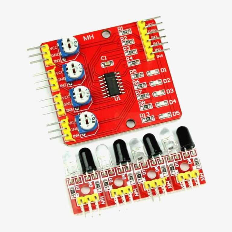 Buy 4-Channel IR Sensor Array Module – Line Tracking & Obstacle ...