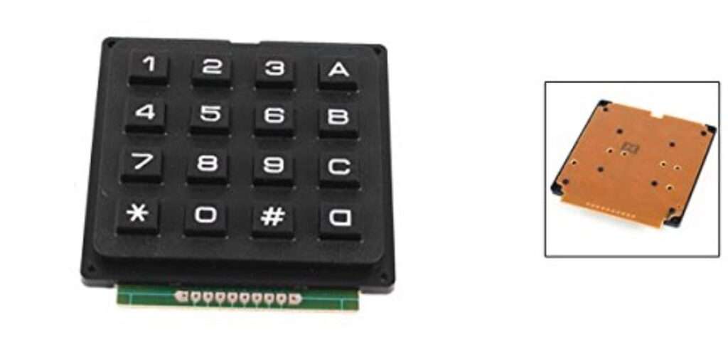 Buy 4x4 Matrix 16 Keyboard Keypad for Arduino and DIY Projects Online ...