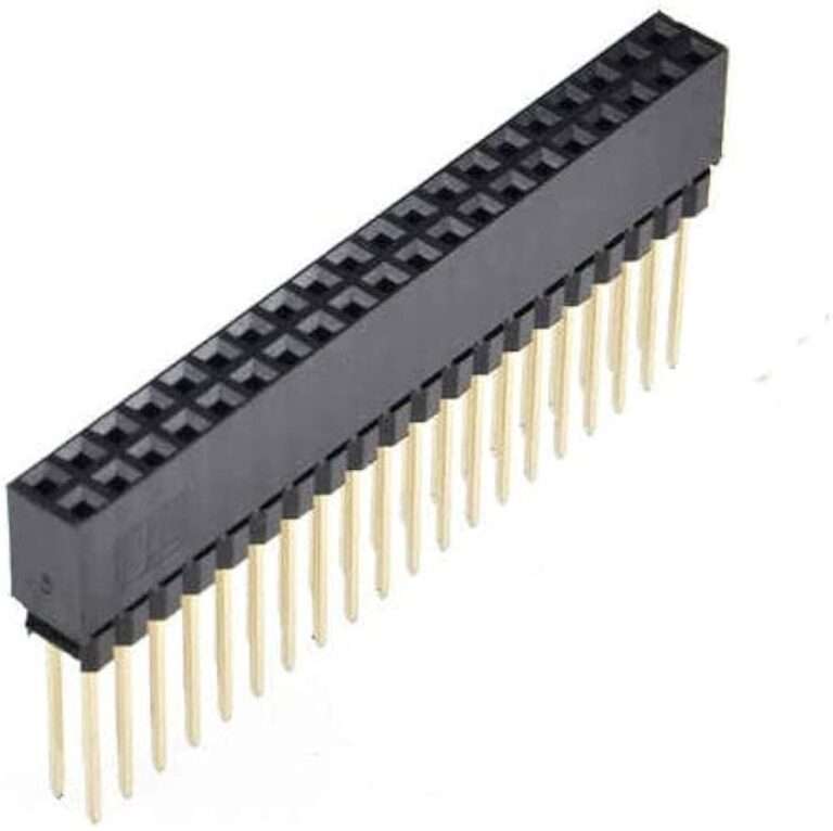 Buy 2.54mm 2x20 Pin Female Header Strip – Pack of 5